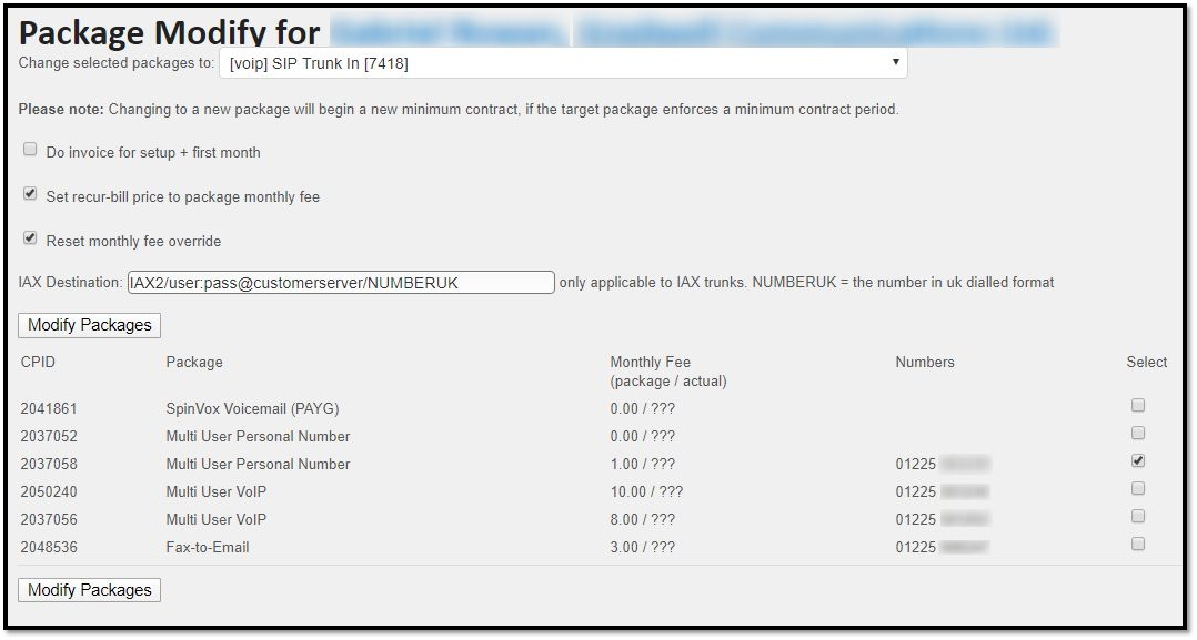 How to convert a package